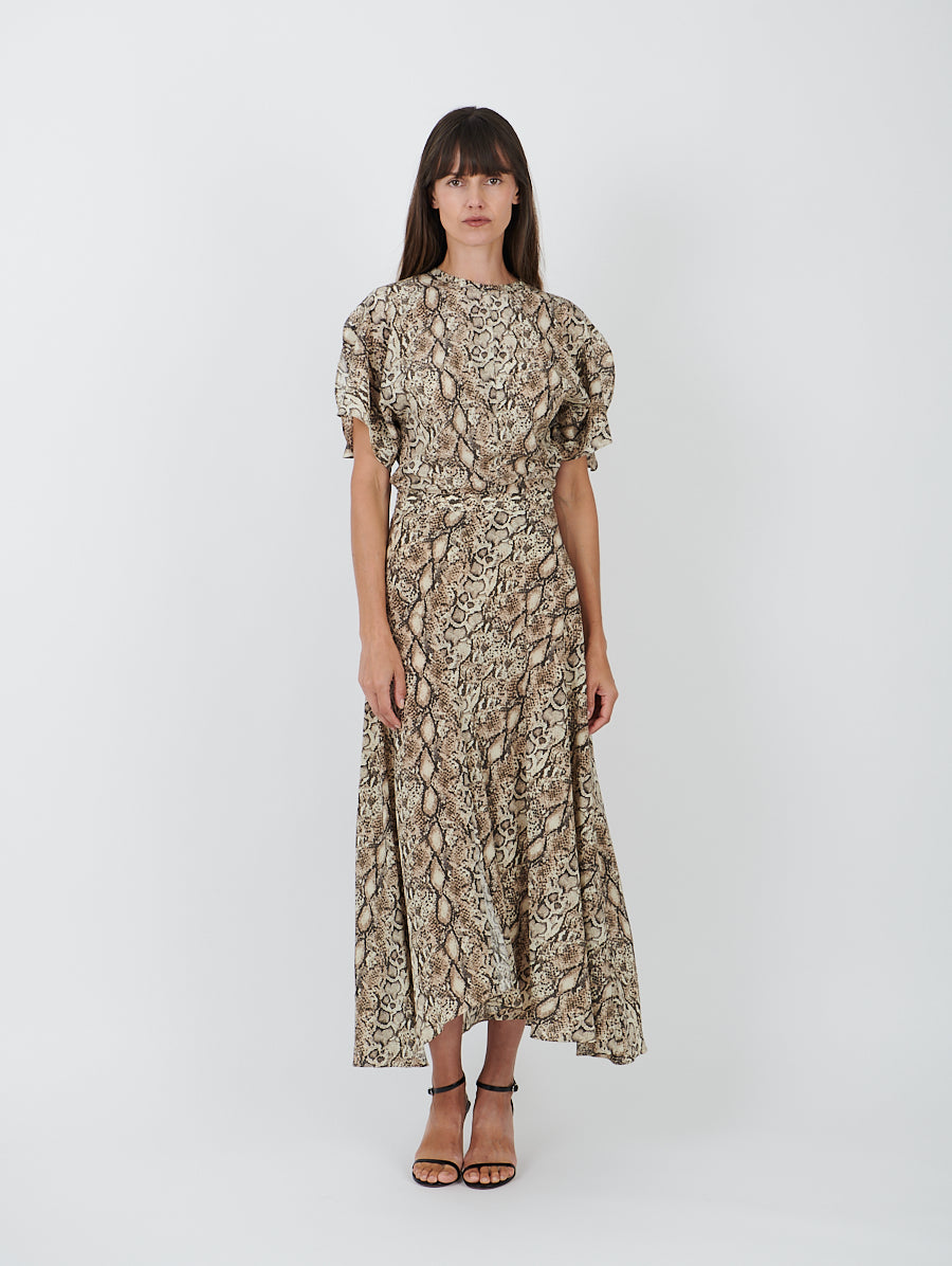 Sakura Skirt in Natural Python