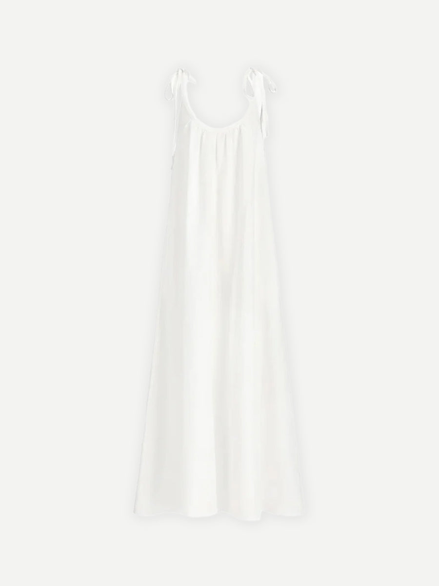 Flora Dress in White