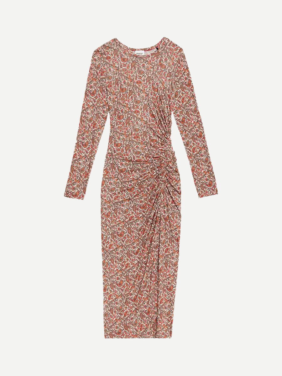 Jelina Dress in Rust