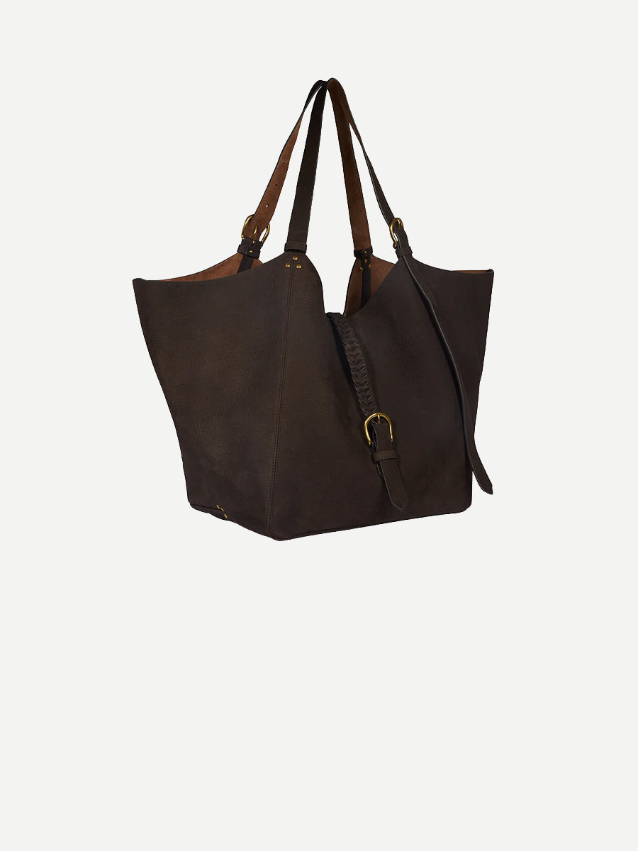 Joseph Medium Bag in Imprime Croco Moka