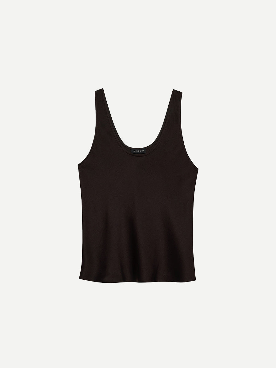 Lea Top in Deep Brown