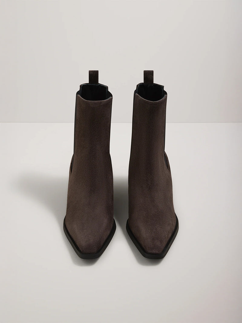 Leo Boot in Mulch Suede