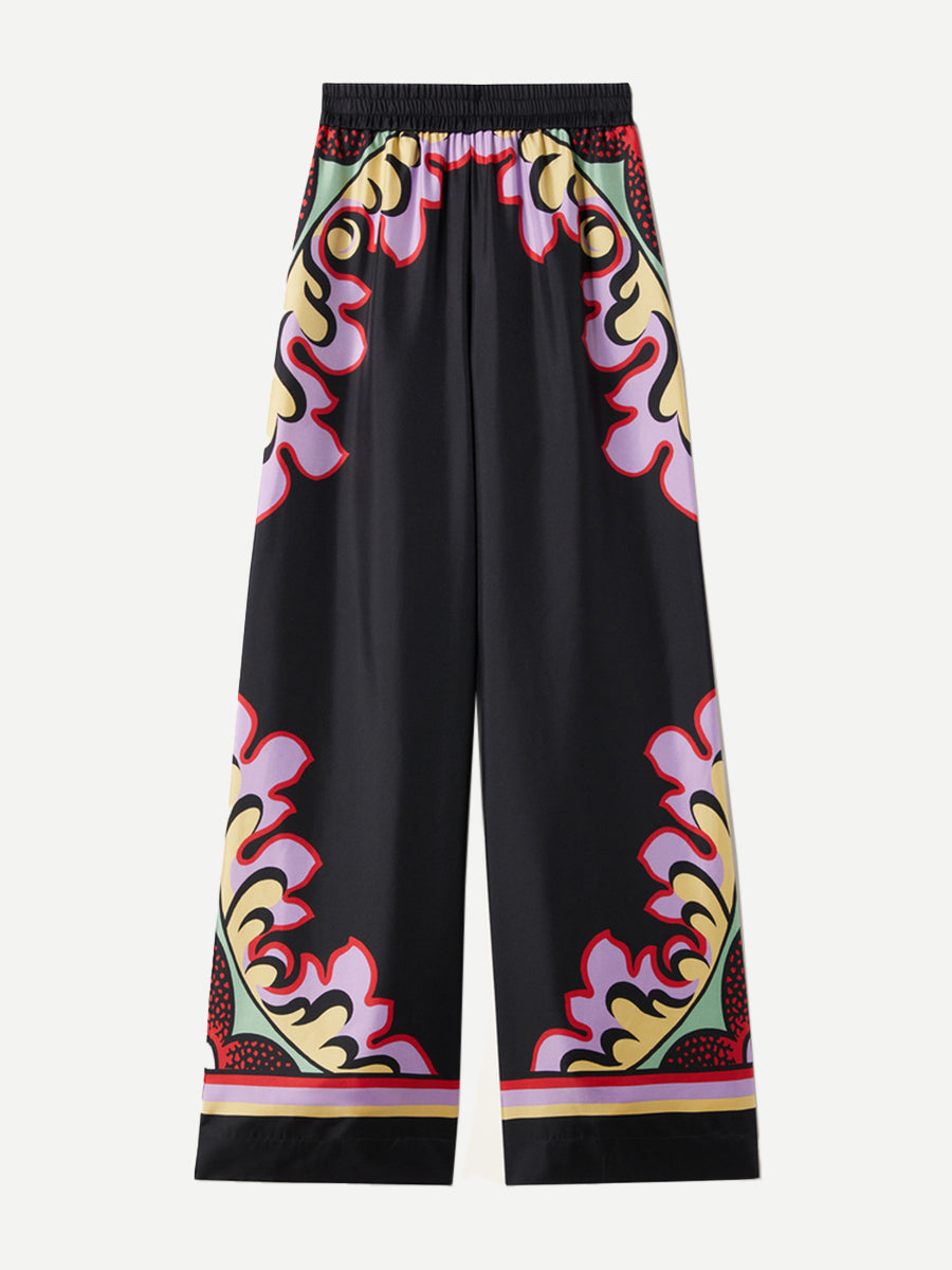 Palazzo Pants in Palazzo Placee Lilac