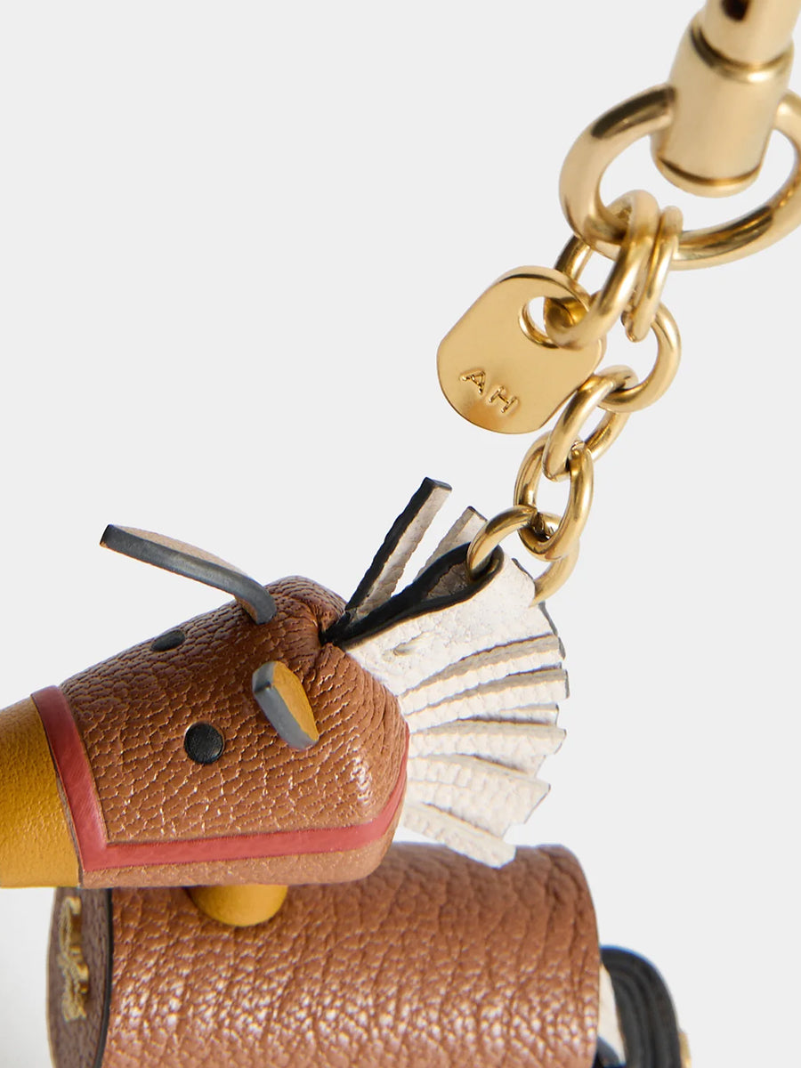 Year Of The Horse Charm in Pecan