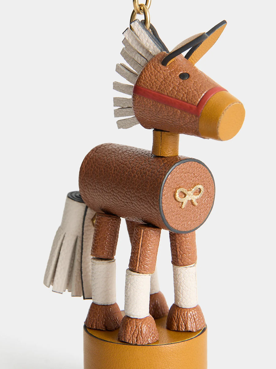 Year Of The Horse Charm in Pecan